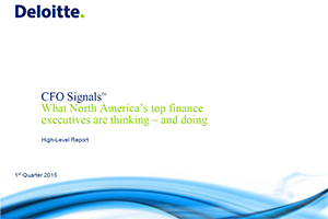CFOs’ Perceptions of the Markets and Economies: CFO Signals - WSJ