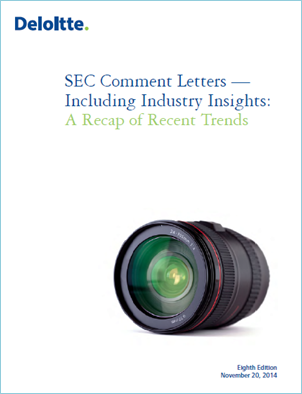 SEC Comment Letters: A Recap of Recent Trends - WSJ